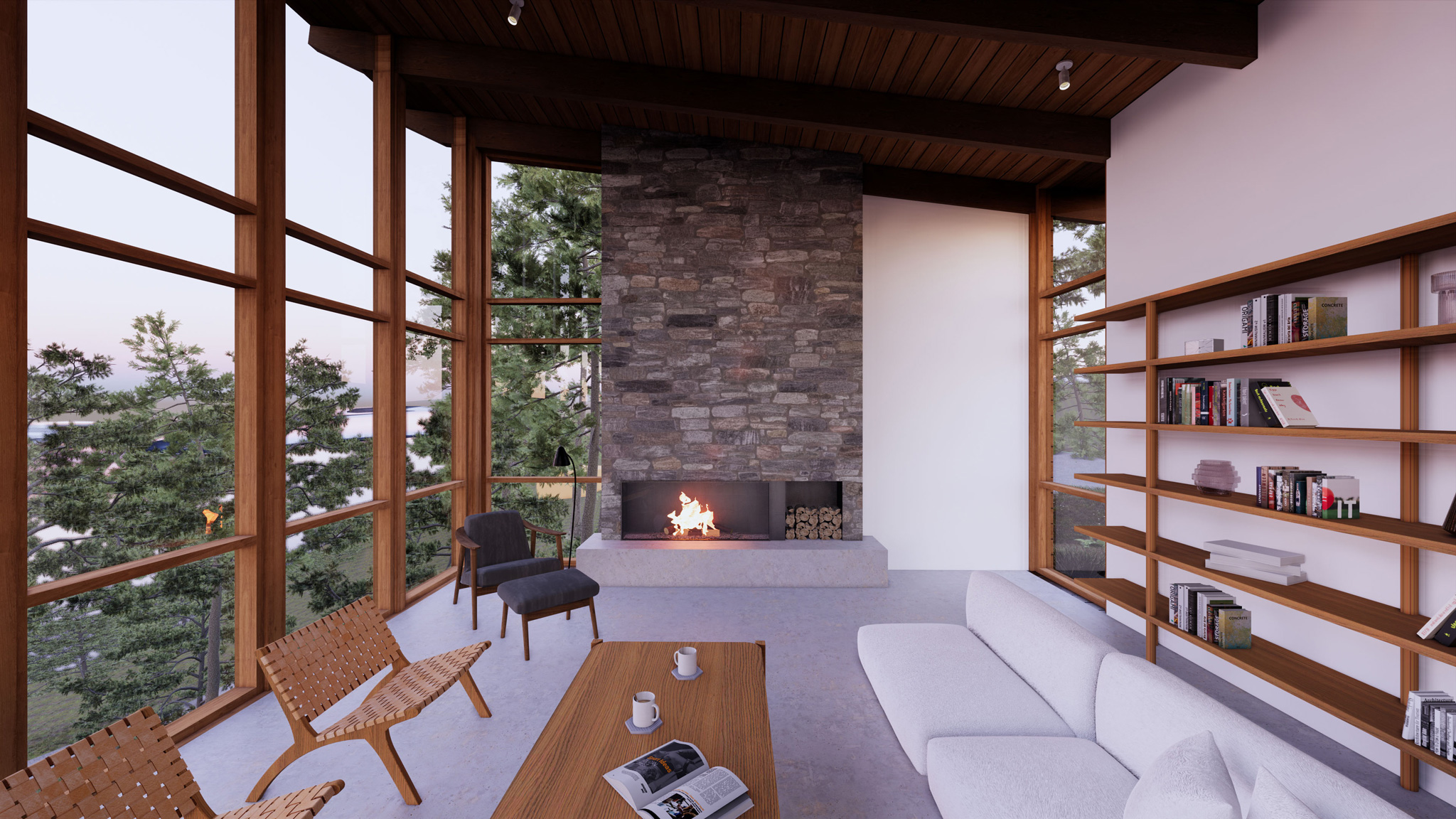 Cottage in the Trees - Simmonds Architecture